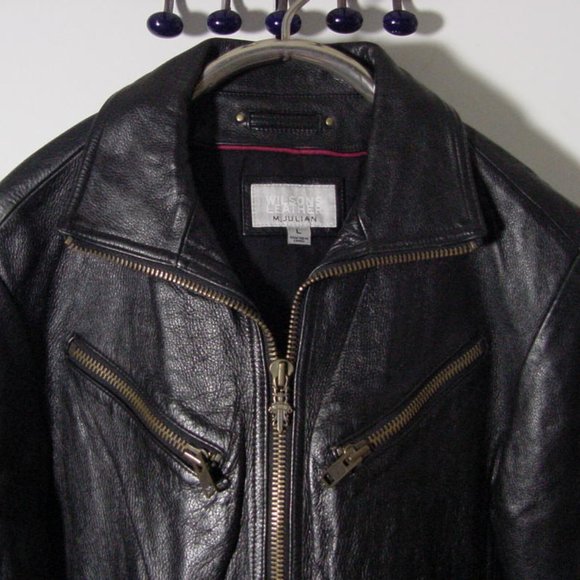 Wilsons Leather | Jackets & Coats | Vtg Wilsons M Julian Born To Rock ...